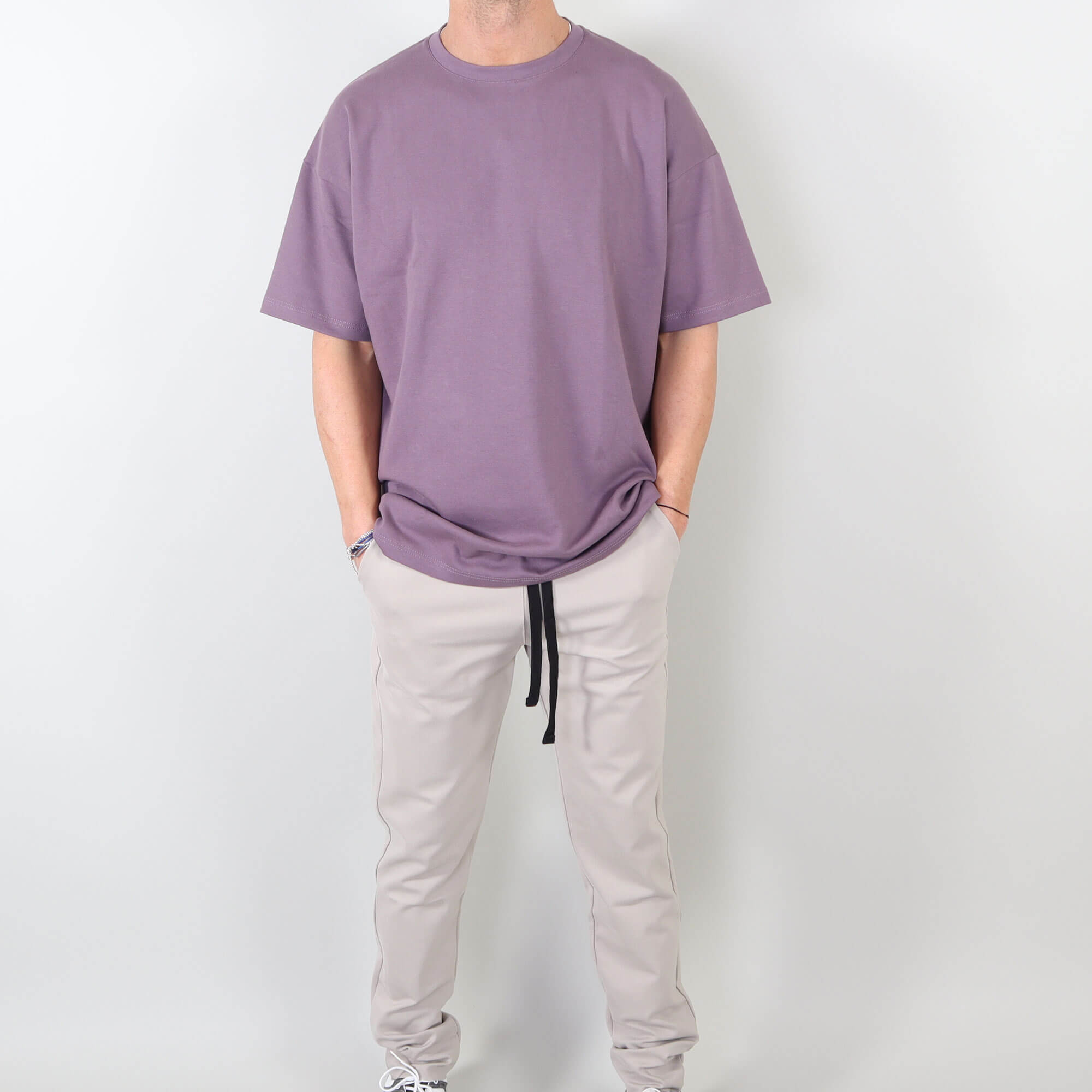 Essential drop tee mauve – PRJCT AMS